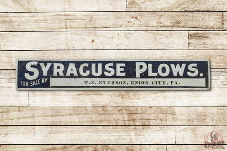 Gibbs Imperial Plows Sign