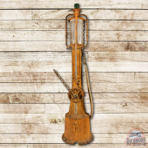Fry Model 17 Visible Gas Pump W/ External Pump 5 Gallon