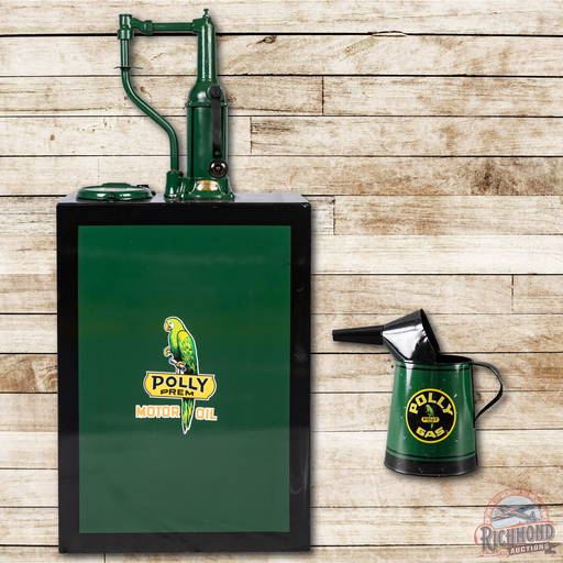 Restored Bennett Lubester Polly Motor Oil & Polly Can (#0812) on Feb 18 ...