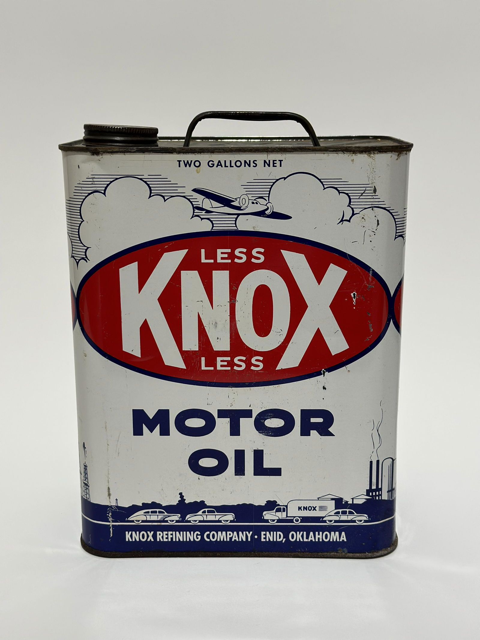 Knox Motor Oil 2 Gallon Can Enid Oklahoma