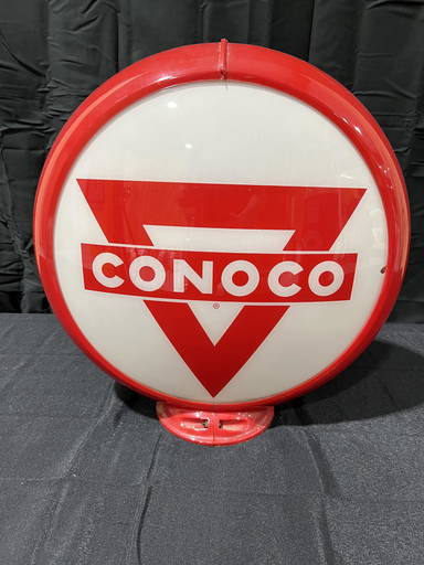 Conoco Complete 13.5" Gas Pump Globe On Capco Body