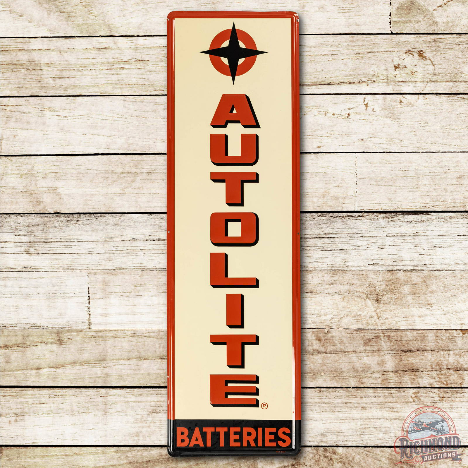 5' Autolite Batteries Tin Sign Auction