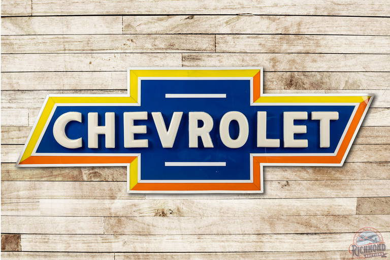 10' Chevrolet Bowtie Die Cut Lighted Dealership Sign