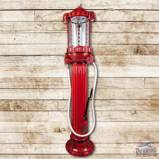 Wayne Model 492f Roman Column 5 Gallon Visible Gas Pump