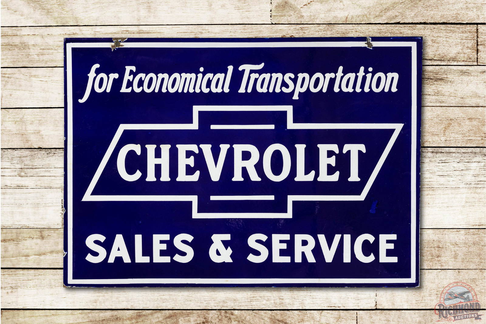 Chevrolet For Economical Transportation Sales & Service Double Sided ...