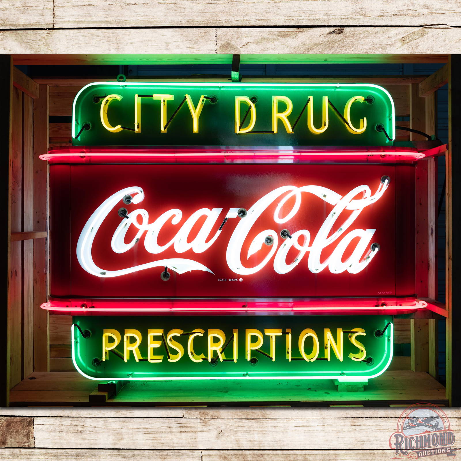 Antique & Vintage Neon Signs for Sale in Online Auctions