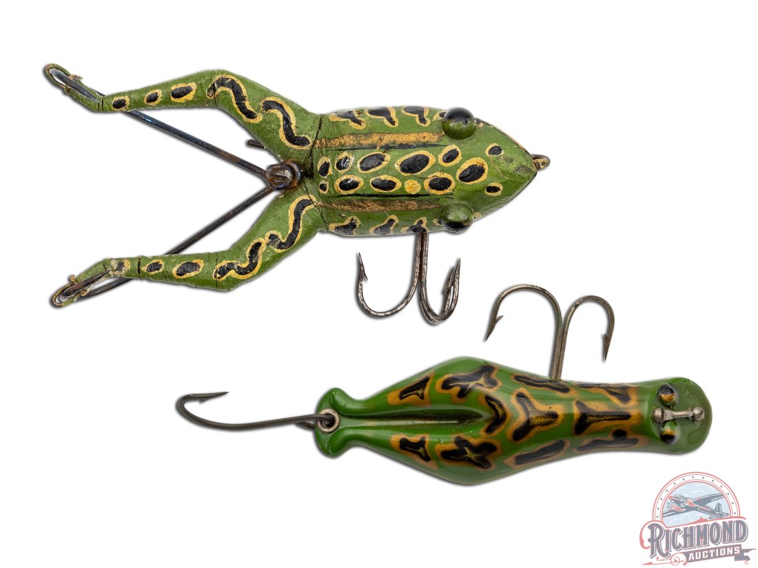 Super Rare Harris Frog & Heddon Luny Frog Combo Fishing Lure Auction