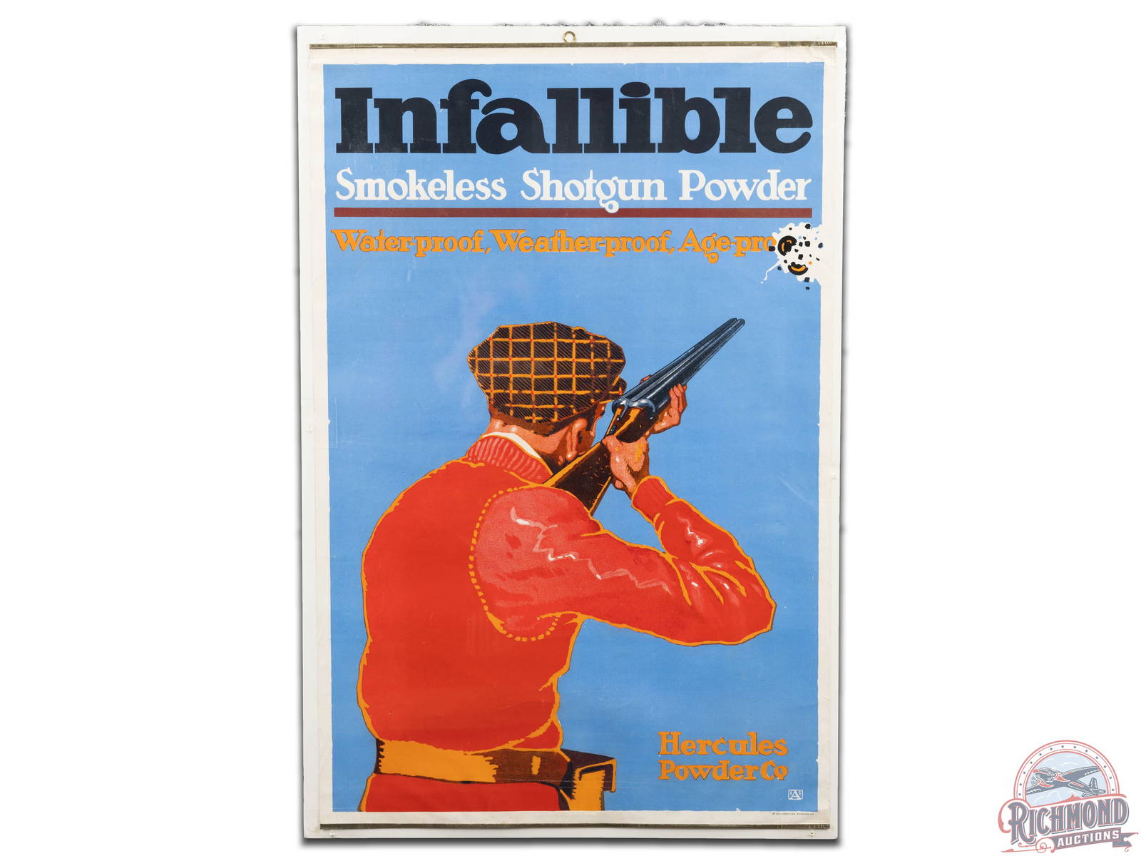 1914 Hercules Powder Co. "infallible Smokeless Shotgun Powder" Paper ...