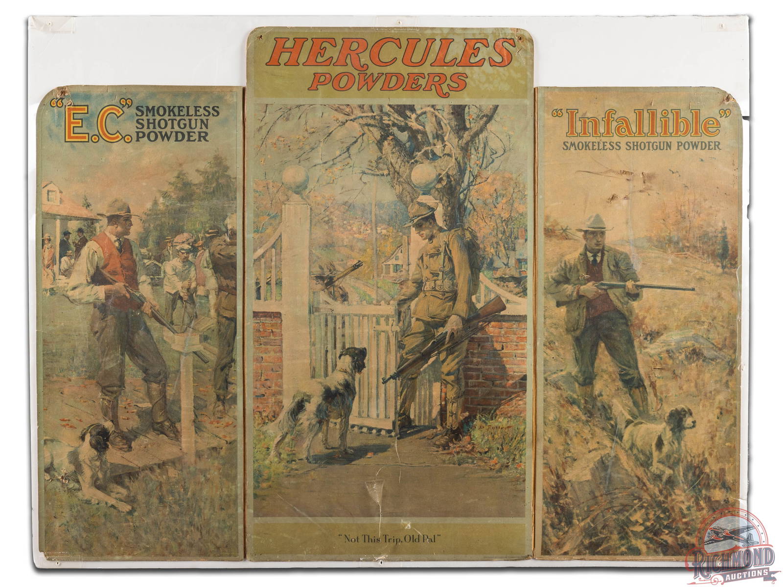 Hercules Powders "not This Trip, Old Pal" Cardboard Tri-fold Countertop ...