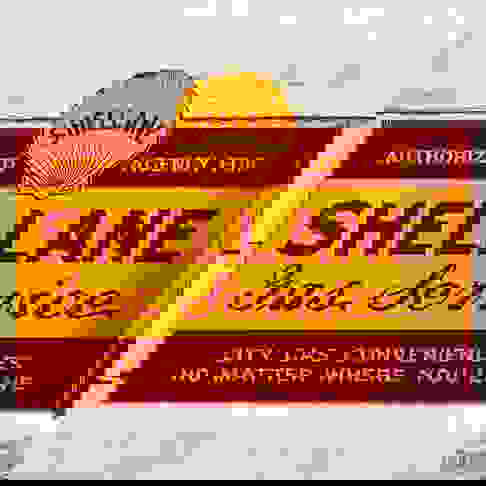 22" Shellane Gas Service Ds Porcelain Flange Sign W/ Clam Shell Logo ...