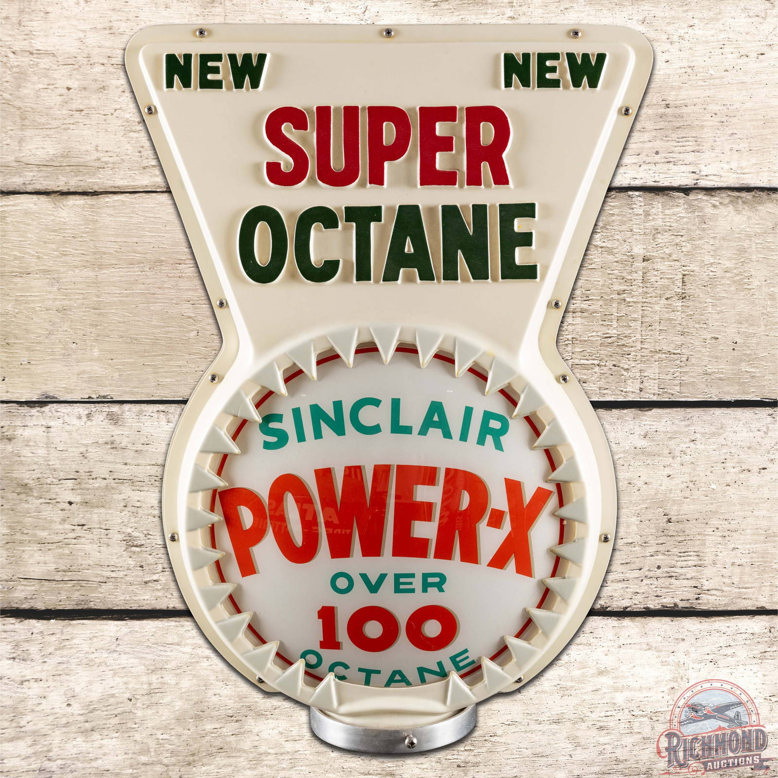 Sinclair Power-x Over 100 Octane Single 13.5" Lens W/ New Super Octane ...