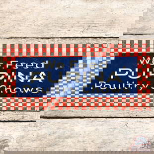 We Sell Purina Chows Dst Flange Sign Auction