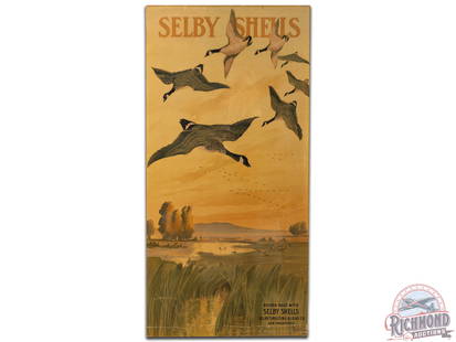 Rare Us Cartridge Co. "the Black Shells" Framed Paper Poster Auction