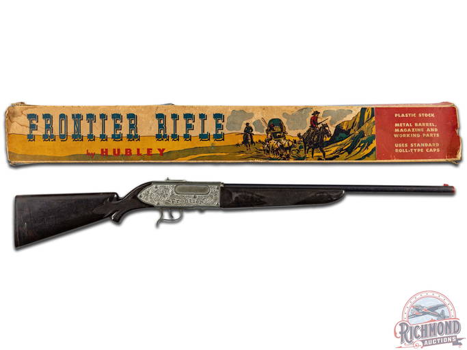 Hubley Frontier Rifle Cap Gun & Original Box