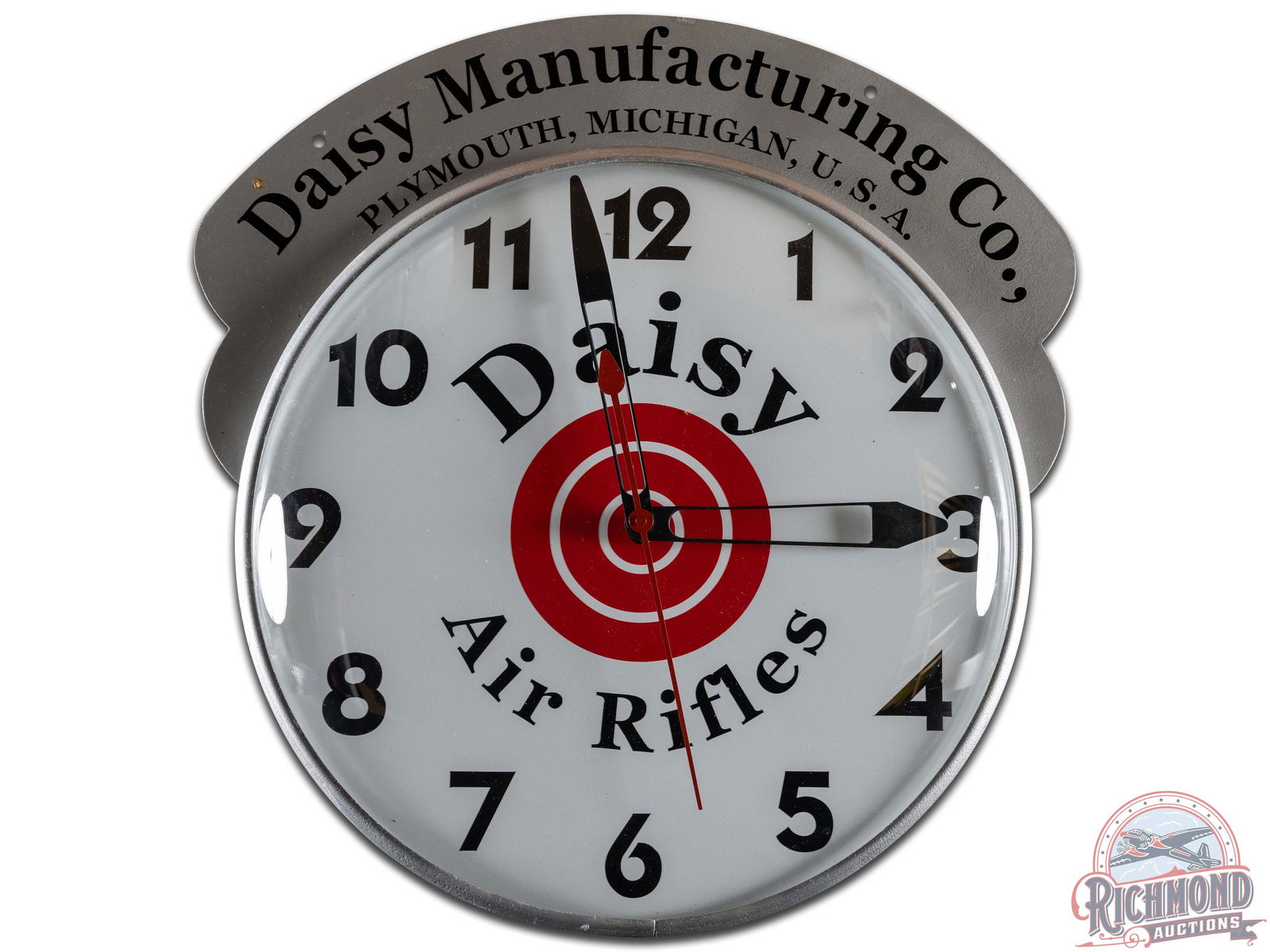 Daisy Manufacturing Co. Lighted Pam Clock Auction