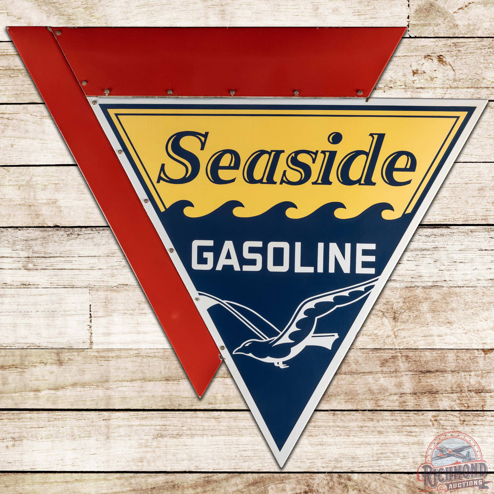 Rare Seaside Gasoline Die Cut Ssp Multi-piece Sign Auction