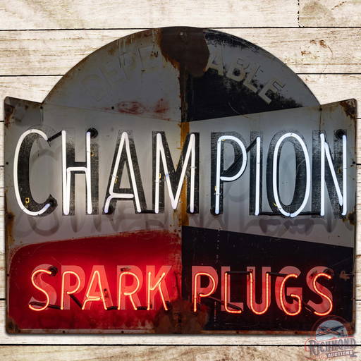 Dependable Champion Spark Plugs Sst Neon Sign