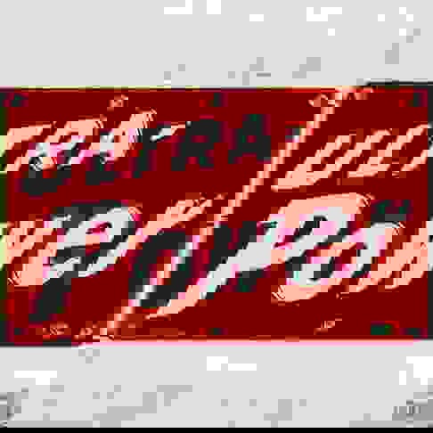 Utoco Ultra Power Gasoline Emb. Ssp Pump Plate Sign Auction