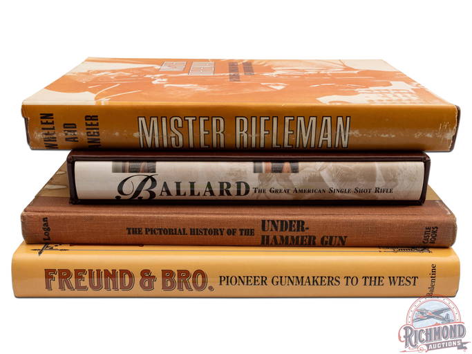 Lot Of Four Hardback Books Ballard Rifles, Hammer Guns And Gunmakers Of ...