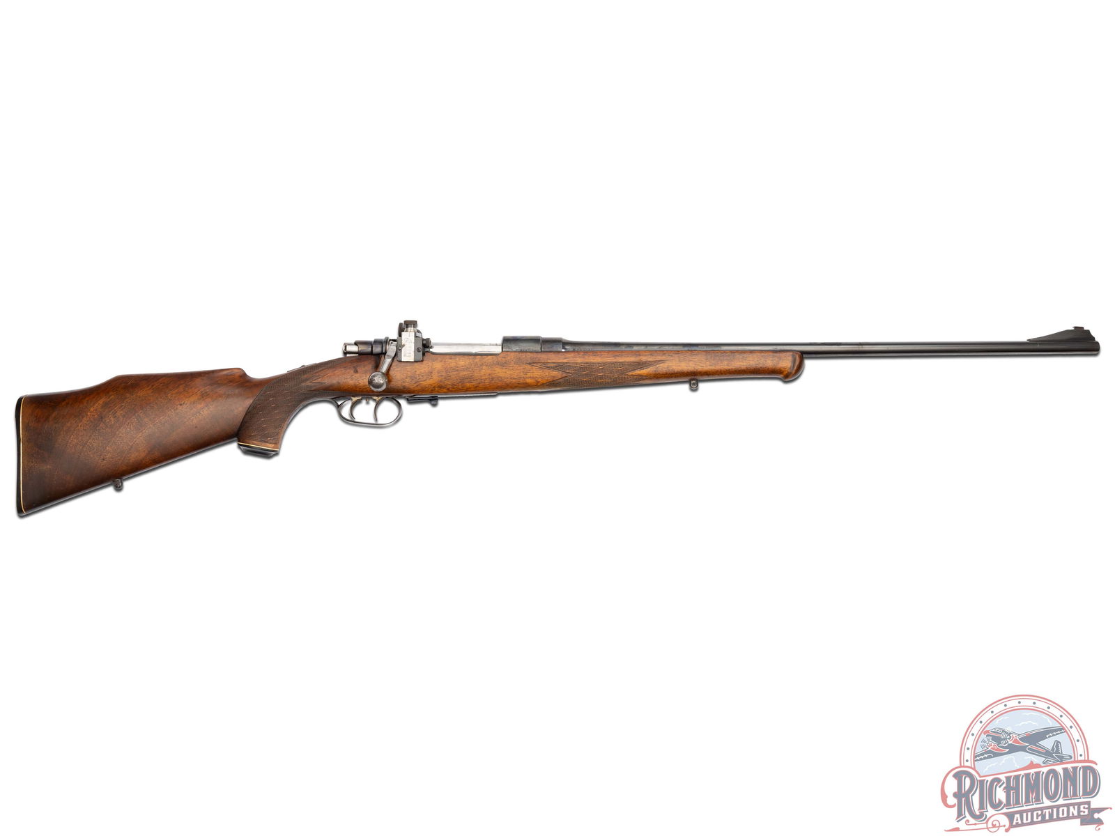 Ferlach Proofed Mauser Style Bolt Action Sporter Rifle Auction