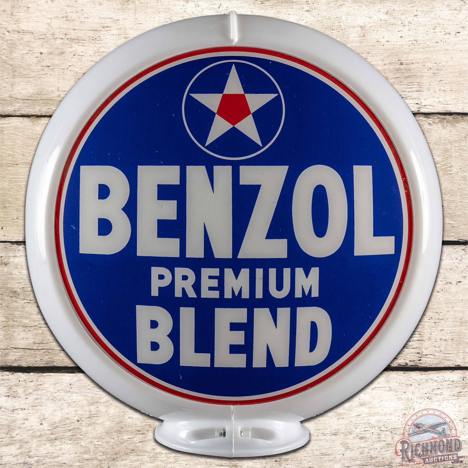 Rare Ford Benzol Premium Blend Gasoline 13.5" Complete Capco Gas Pump ...
