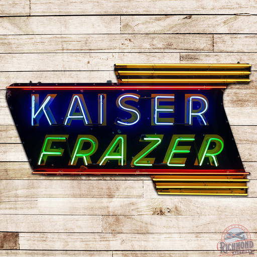 Kaiser Service Die Cut Ss Porcelain Neon Sign