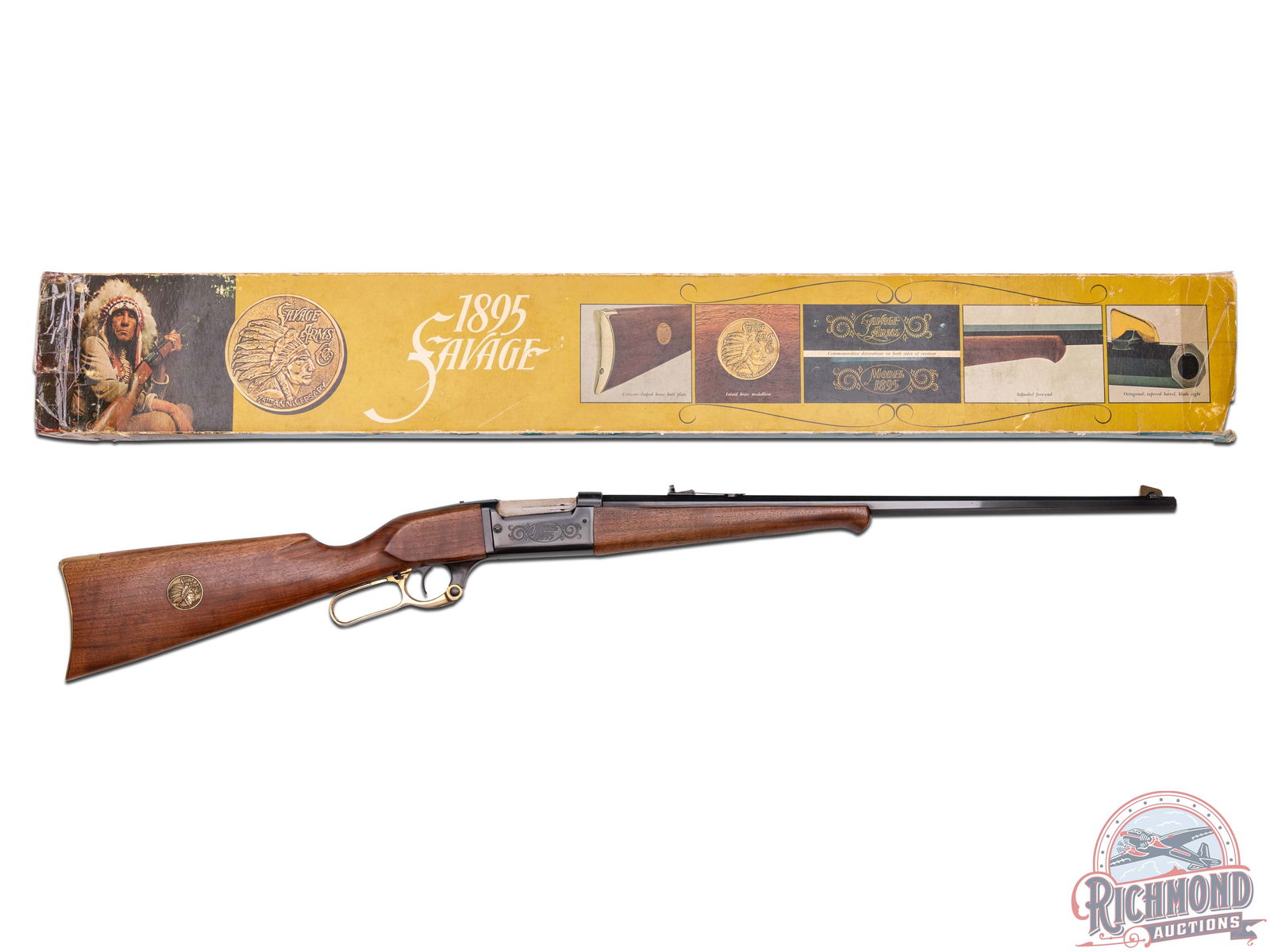New Old Stock Savage Model 1895 75th Anniversary .308 Win Lever Action ...