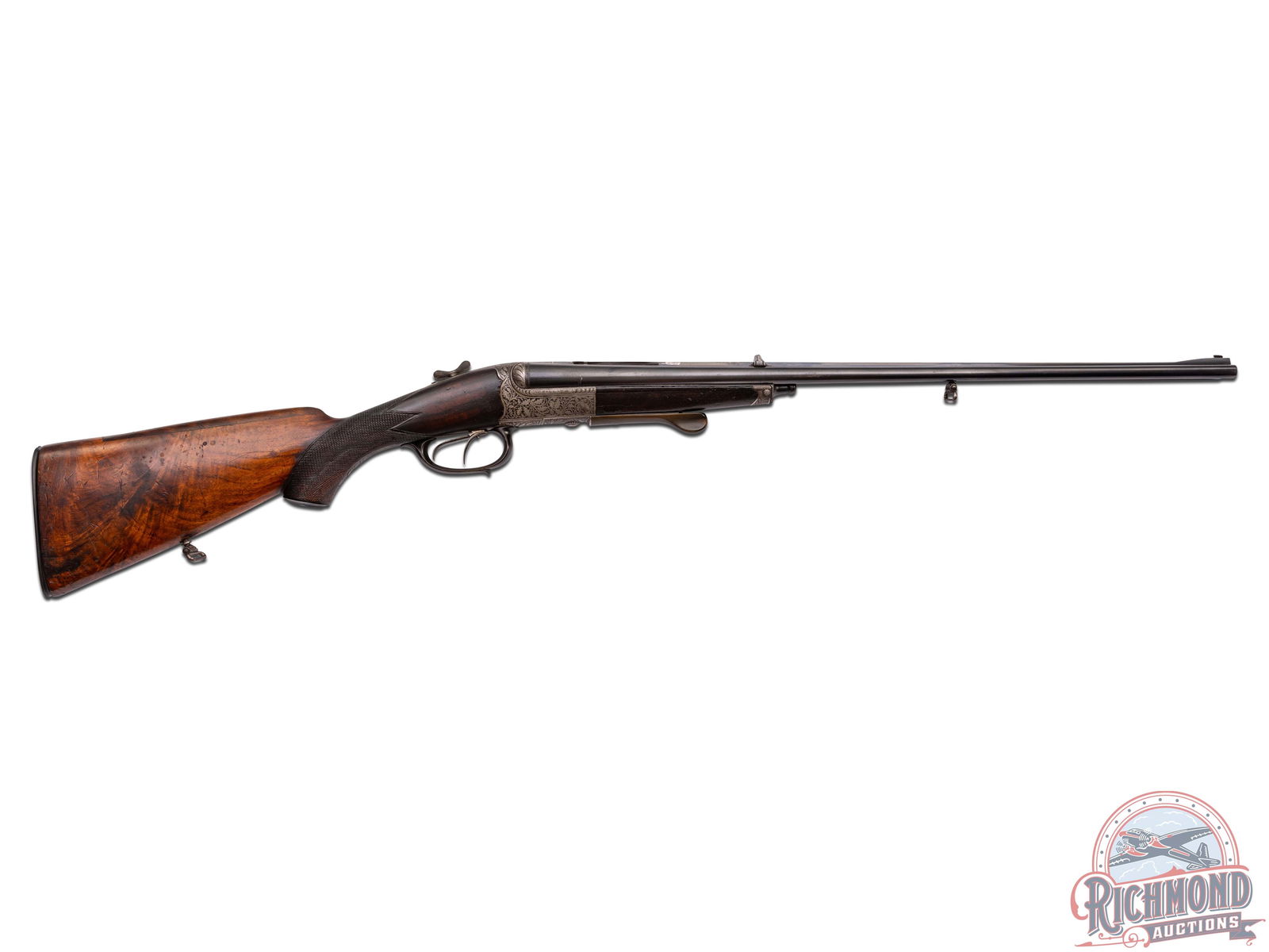 Pre-war W. Collath Side By Side Double Rifle Auction