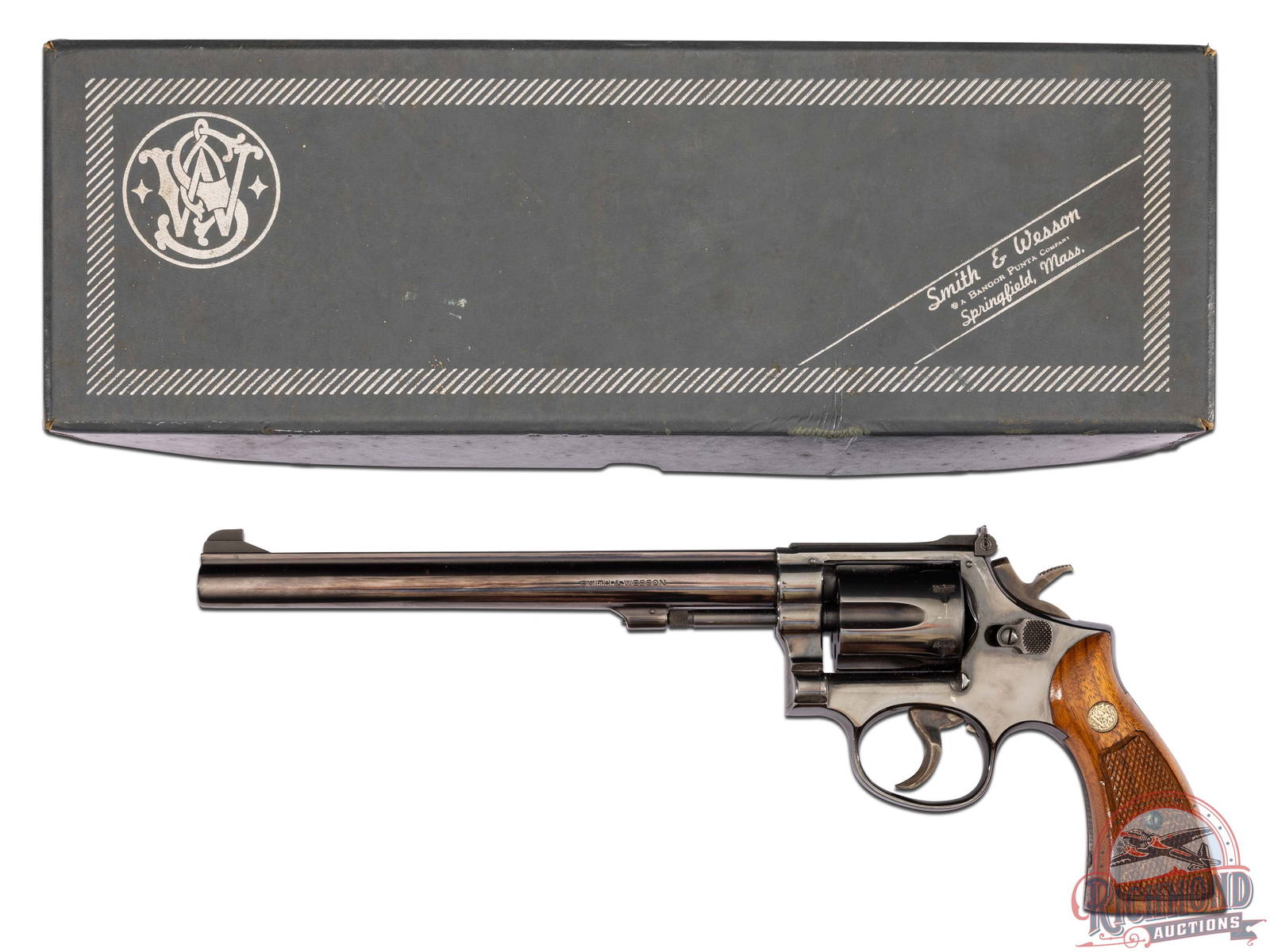Scarce Smith & Wesson K22 Masterpiece 17-3 Da Revolver 8-3/8" Barrel In ...
