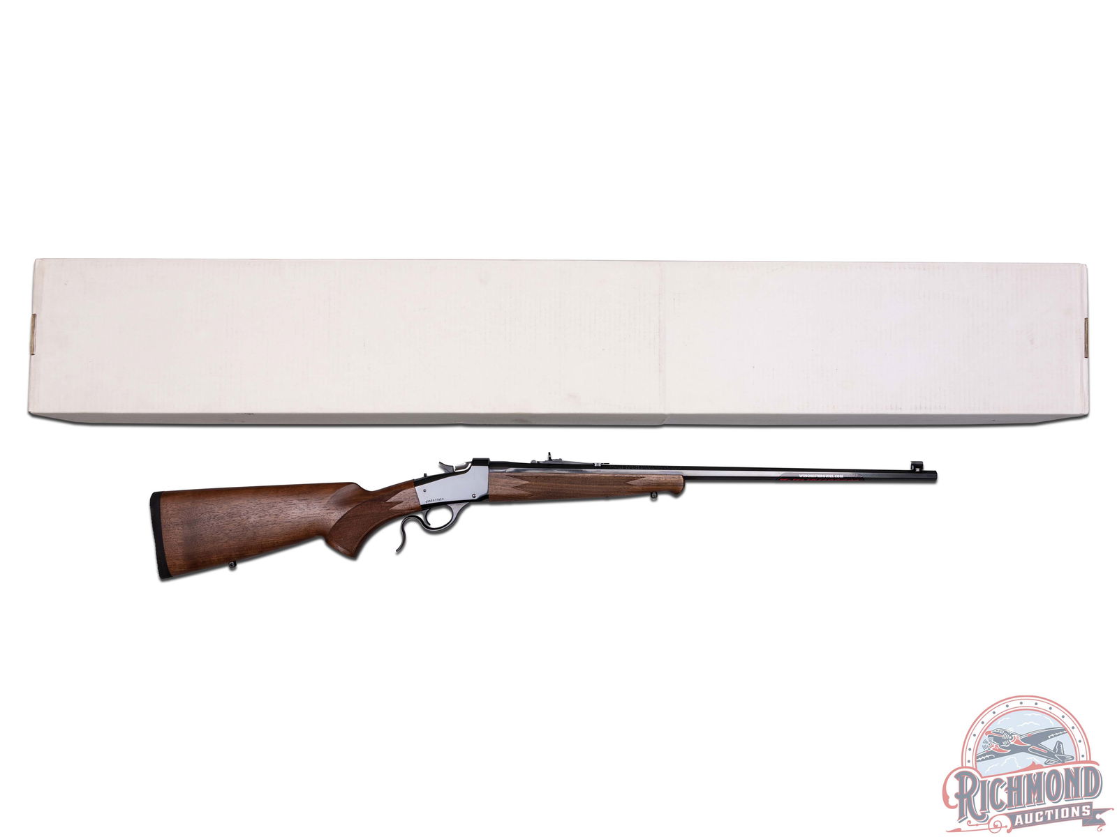 Like New Winchester 1885 Lo Wall 17 Wms Falling Block Single Shot Rifle ...