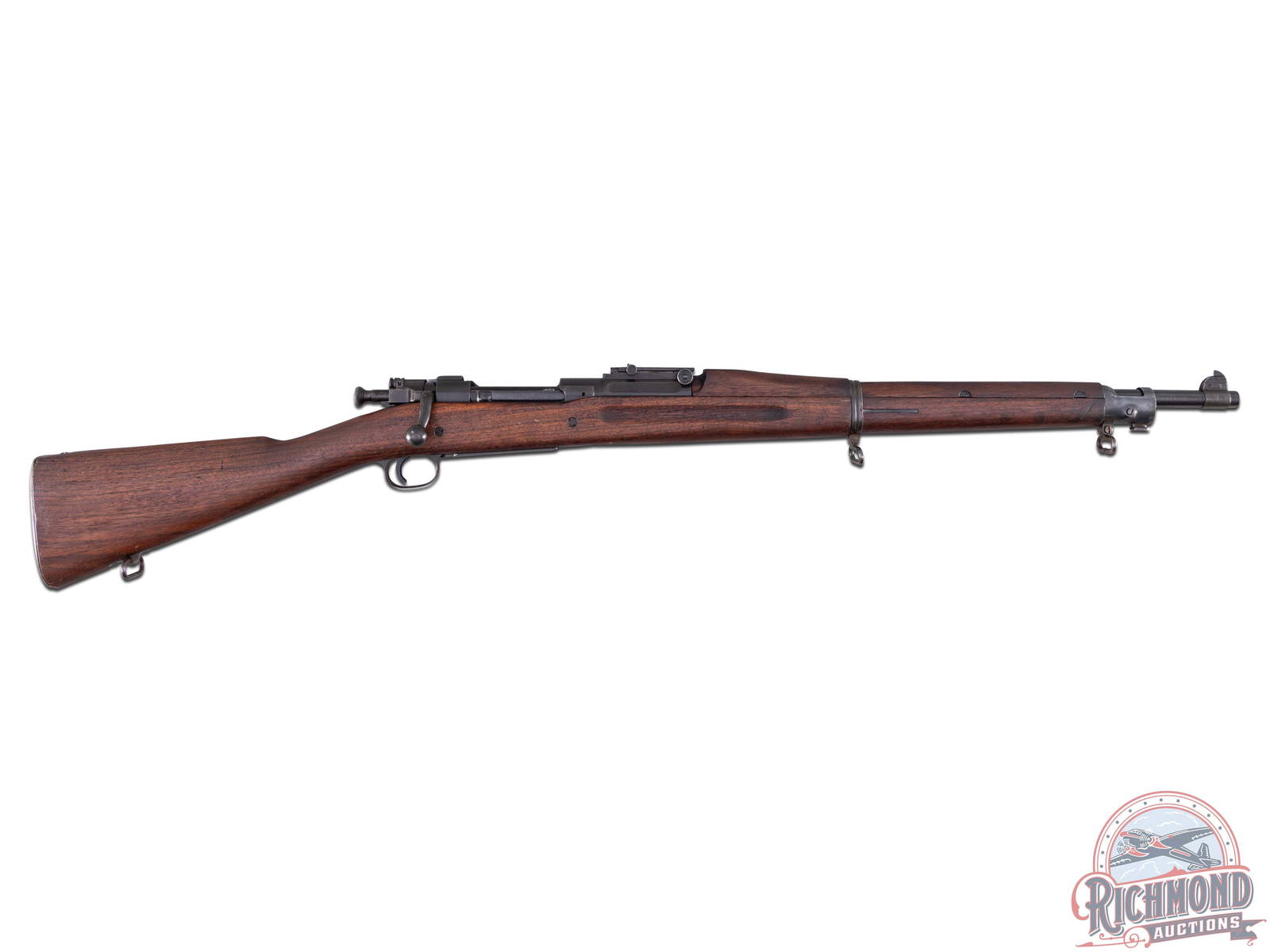 Springfield Model 1903 Bolt Action Rifle In 30-06 With 2-22 Barrel Date ...