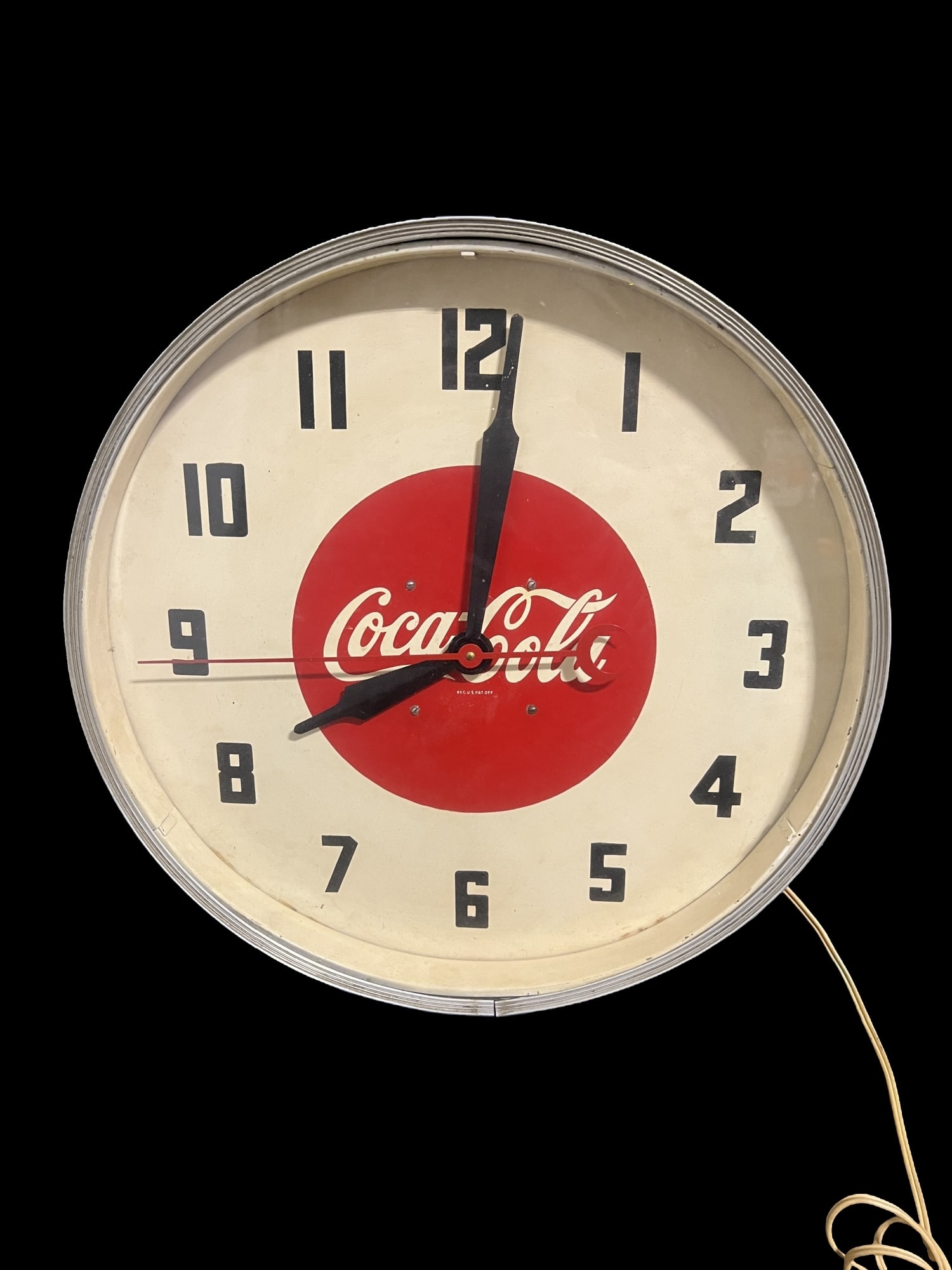 Coca Cola Coke Soda Clock Auction
