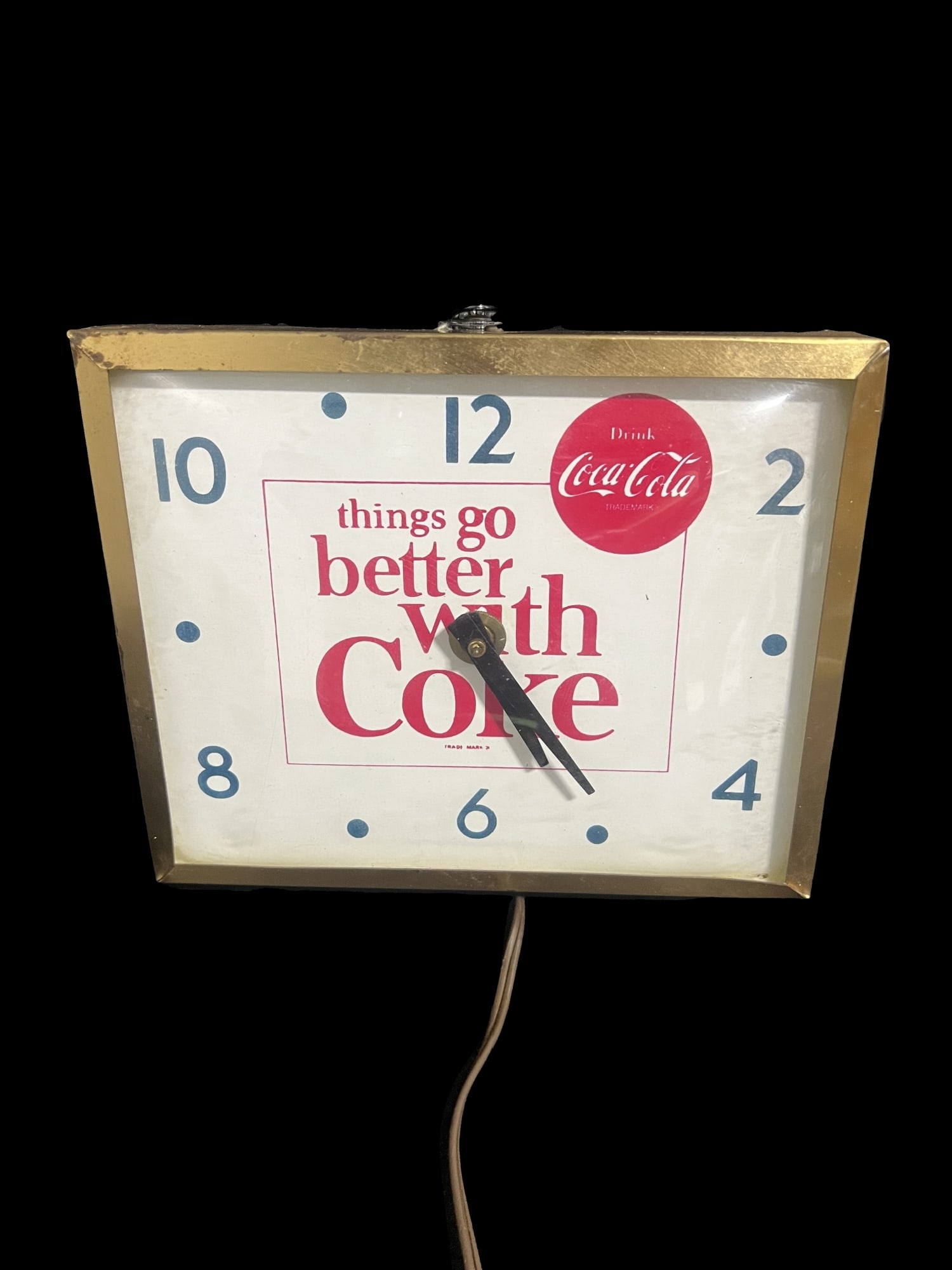 Unique Small Coca Cola Coke Soda Clock Auction