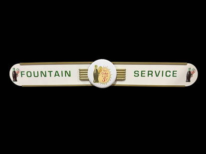 Kay Coca Cola Coke Masonite Sprite Boy Arrow Sign (age Unknown) - Feb ...