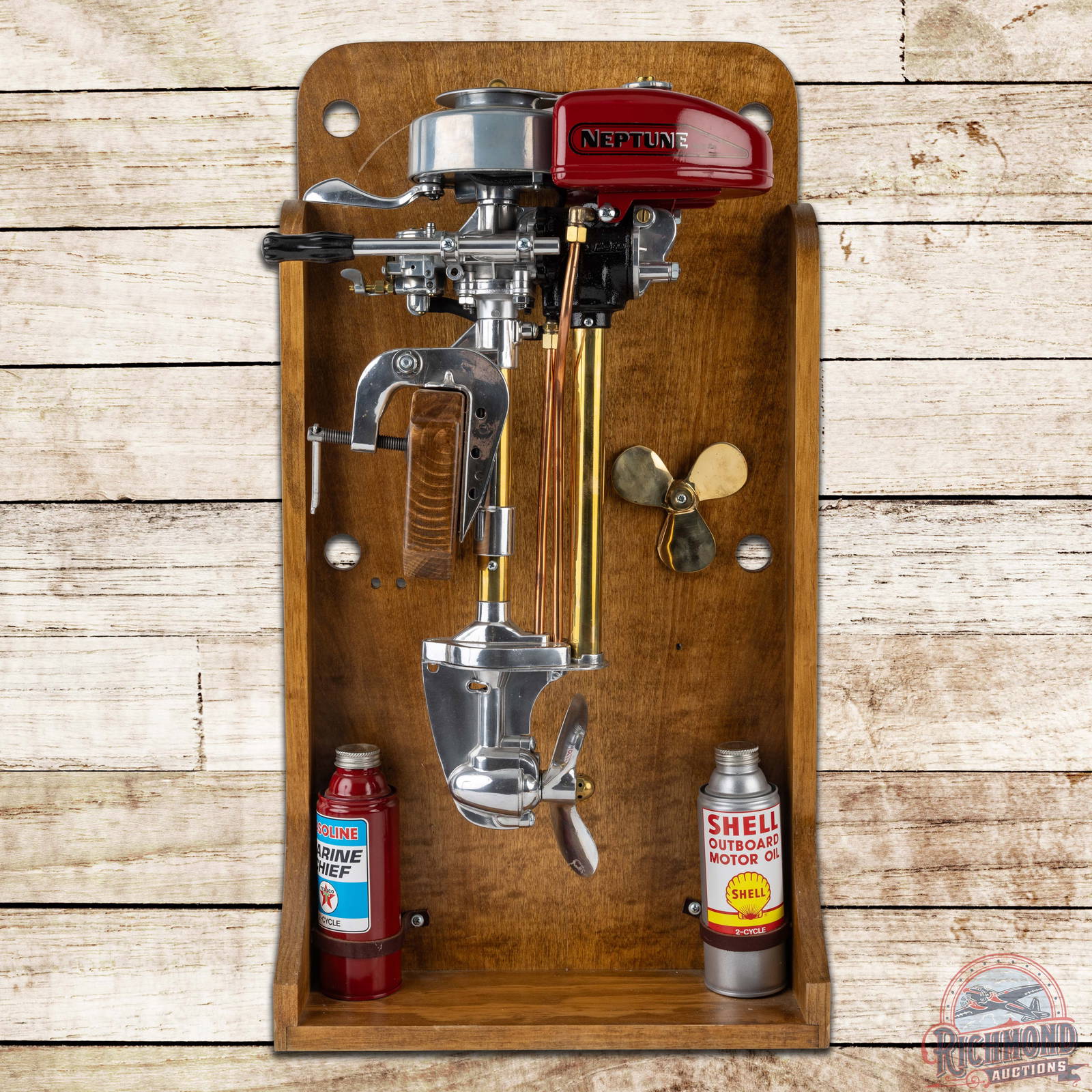 Restored Neptune Outboard Motor Display Auction