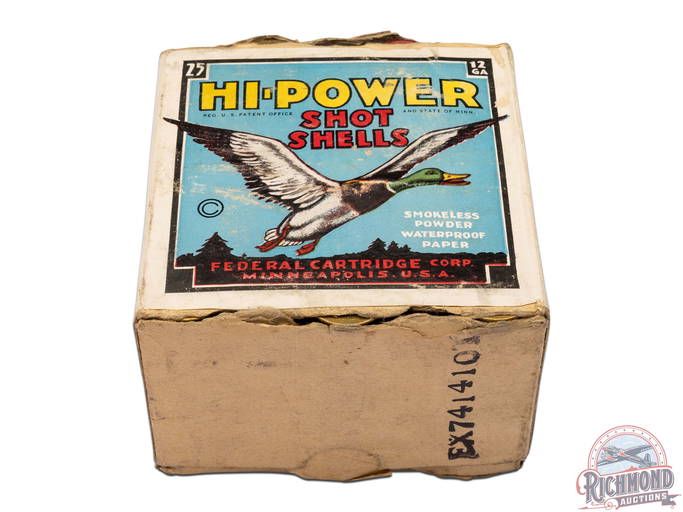 Full Box Federal Cartridge Hi Power Shot Shells 12 Ga Magnum Two Piece ...