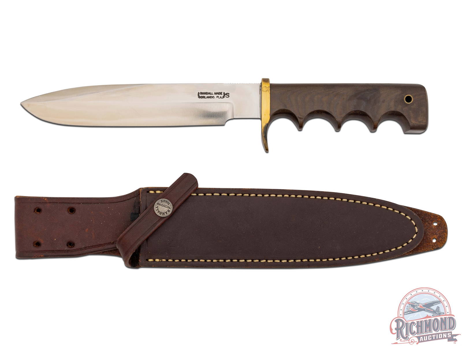 Randall Made Model 16 Stainless Special #1 Fighter 7" Knife With ...