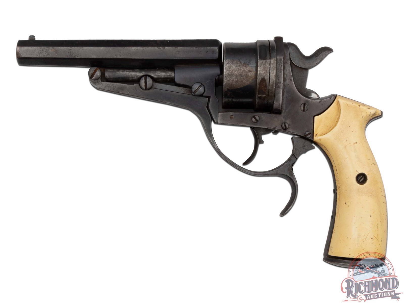 Antique Charles Francois Galand Model 1868 Self-extracting Revolver ...
