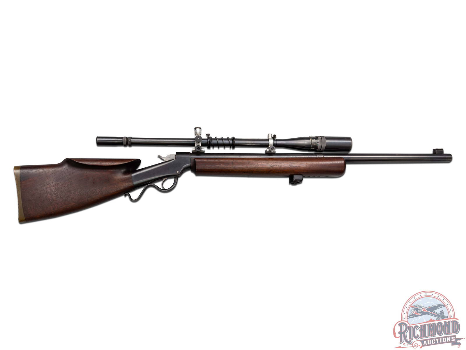Antique Custom Ballard No.6 Rifle In 22 Long Rifle Caliber By C.c ...