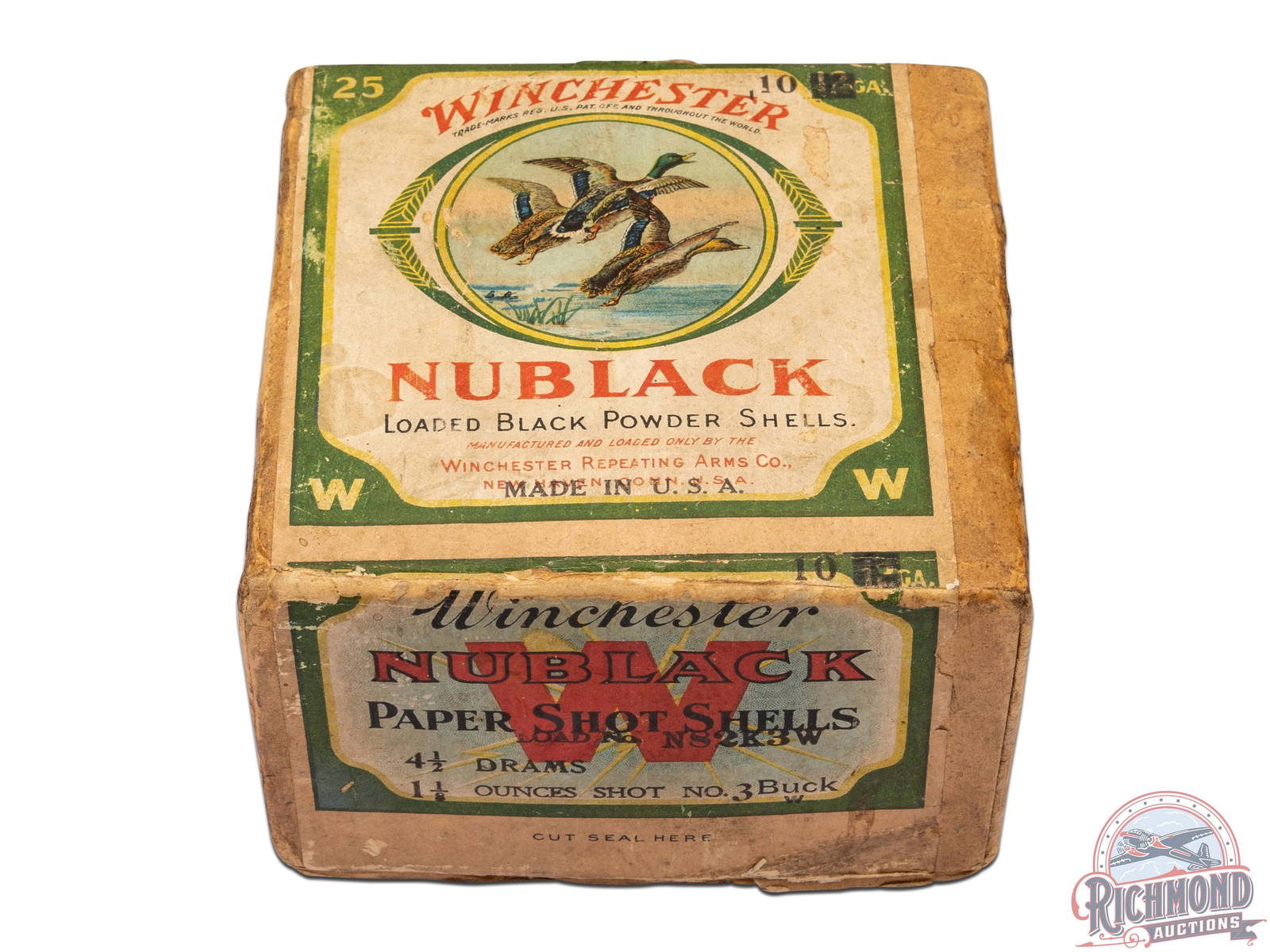 Winchester Nublack Black Powder Paper Shot Shells 10 Ga Box With ...