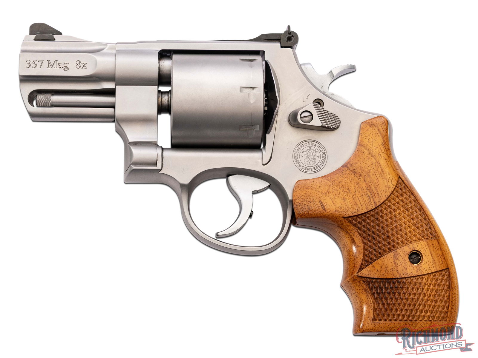 Smith & Wesson Performance Center 627-5 .357 Mag 8x Snub Nose Double ...