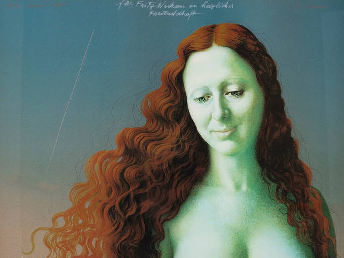 Rudolf Hausner, Vienna 1914 1995 Moedling, Anne