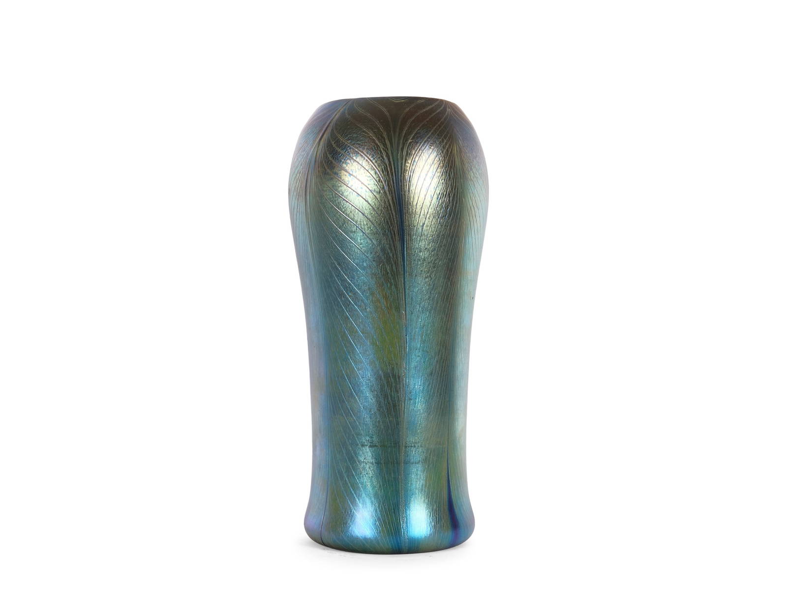 Louis Comfort Tiffany Peacock Vase Auction