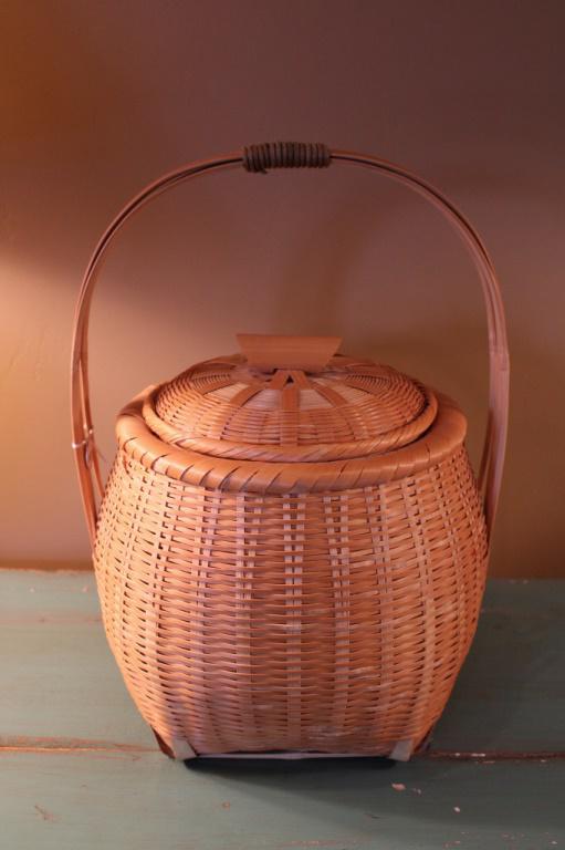 Hand Woven Bamboo Basket