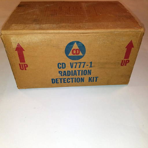 Civil Defense Original 1960s Radiation Detection Kit