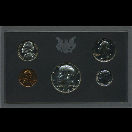 1276: 1969 US Proof Set Super Gem Coins