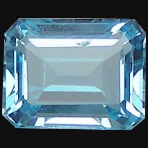 6.07ct Natural Sky Blue Octagon Topaz