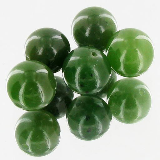 21.8ct Jade Round Beads Parcel