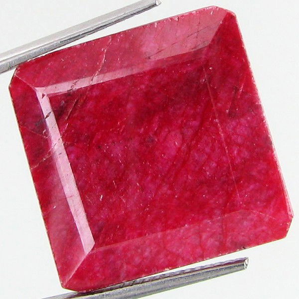 25ct African Ruby Octagon Cut