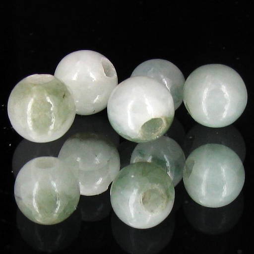 10.05ct Green Jade Beads Parcel